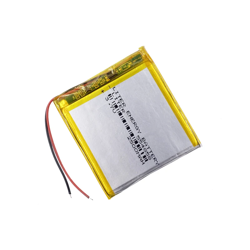 2500mah Li-Ion Polymer Battery - 554858 Model for Diverse Uses
