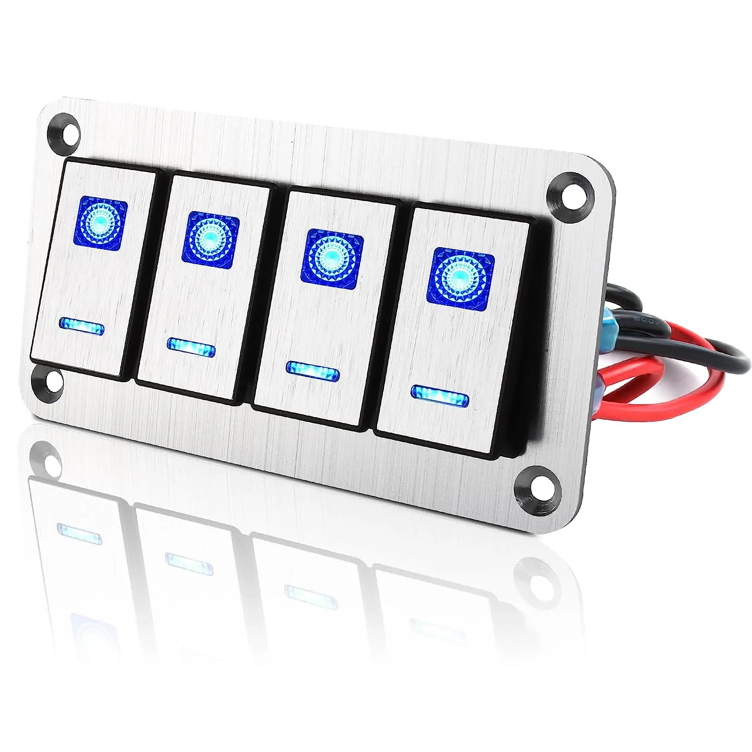 Toggle Switch Panel 8 Gang - Universal on-off Control