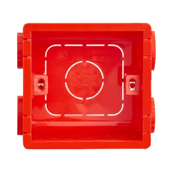 Electrical Flush Mounted Back Box for 86 Standard PVC Plastic Switch ...