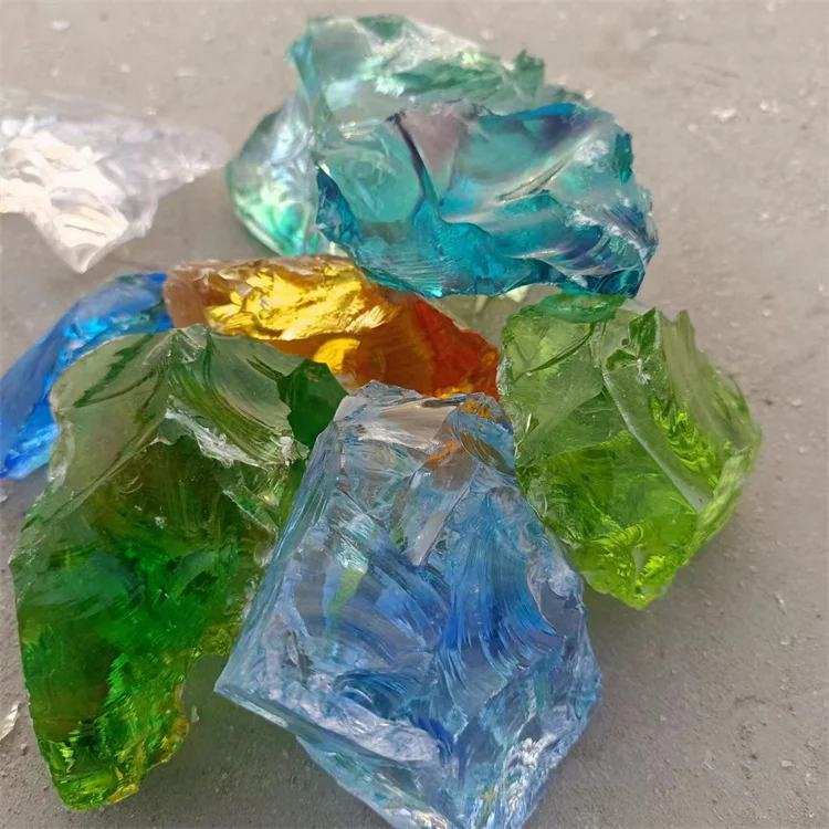 Natural Clear Landscape Glass Slag Glass Rocks Colored Slag Glass Rocks For Gabion Wall Buy