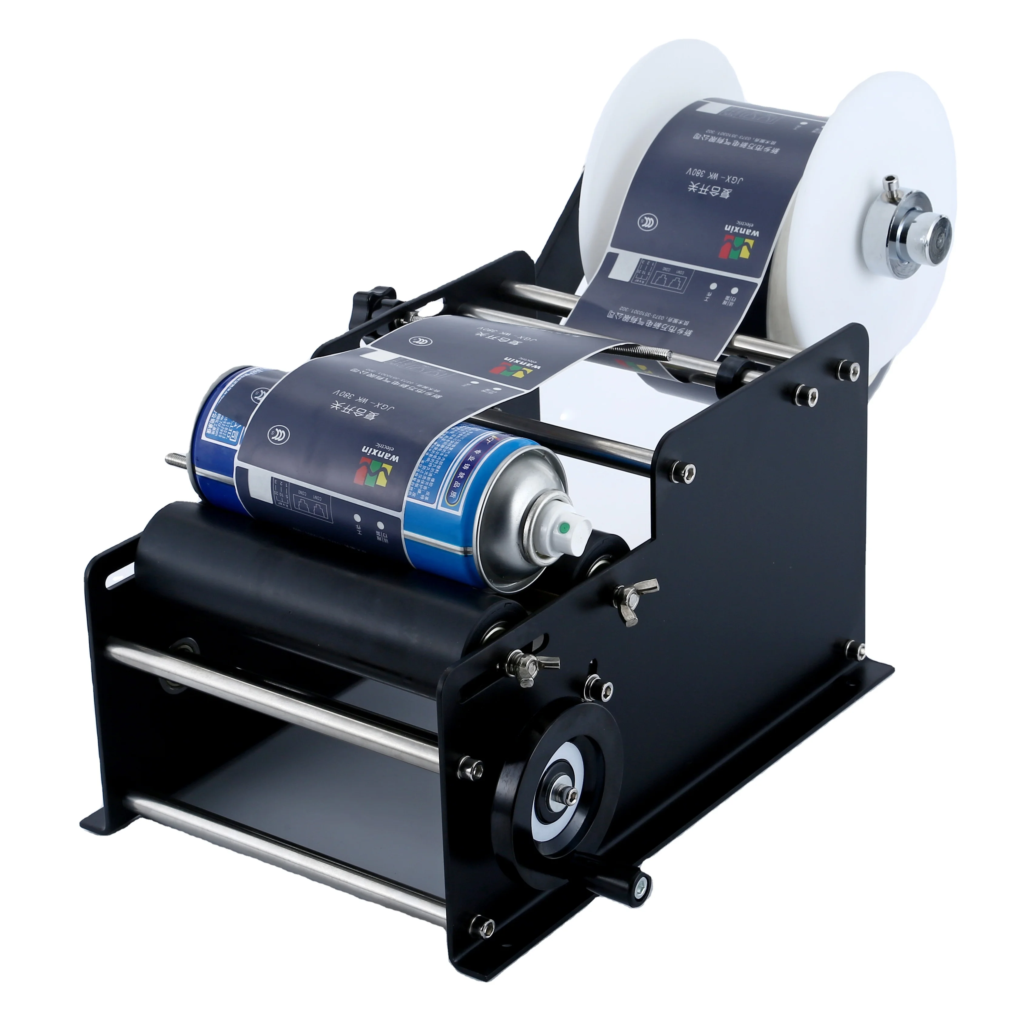 MT-30 Manual Mineral Water Plastic Round Bottle Labeling Machine for ...