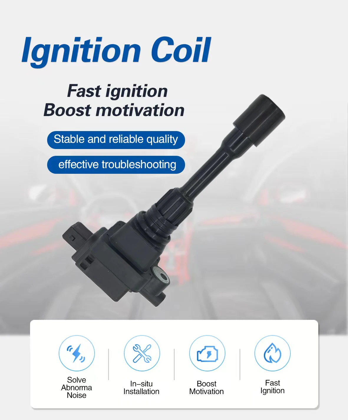 High Quality Engine Ignition Coil F01r00a011 F01r00a062 483qb3705100 ...