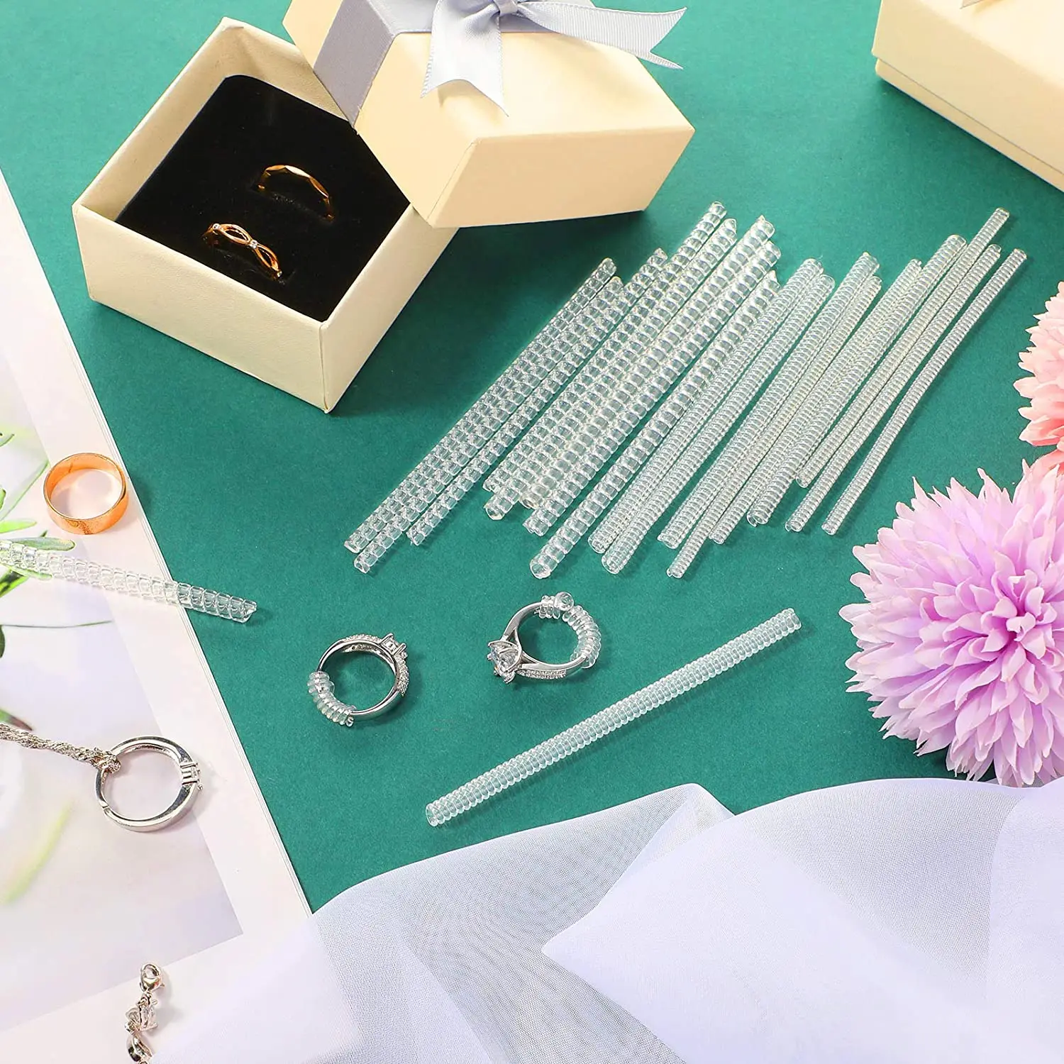 Ring Guard Sizer: Adjustable Silicone Ring Size Adjuster & Reducer ...