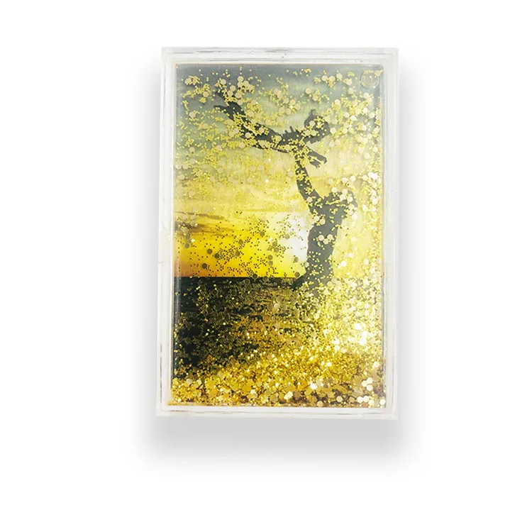 Customized 2x3 Inch Magnet Picture Box Insert Glitter Photo Frame ...