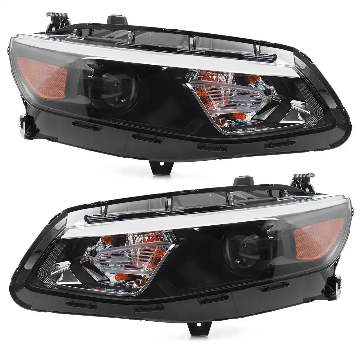 Pair Car Front Headlight Head Lamp For Chevy Malibu 2016 2017 2018 ...