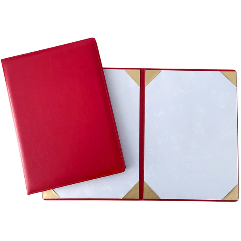 Business Certificate Case Portfolio File Storage Diploma Cover PU ...