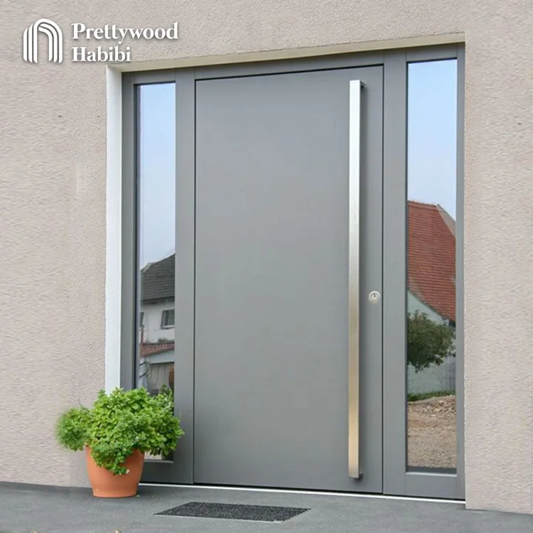 Prettywood Postmodern Design House Exterior Front Entrance Rustic ...