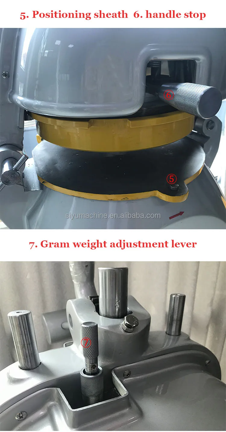 Burger Bread Buns Ball Roller Pizza Dough Divider Rounder Making Cutter ...