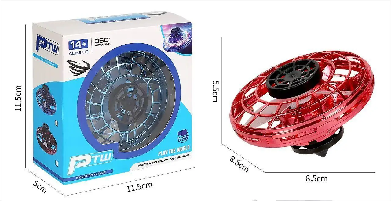 Hot Sell Flying Fidget Spinner Hand Control Mini Boomerang Ufo ...