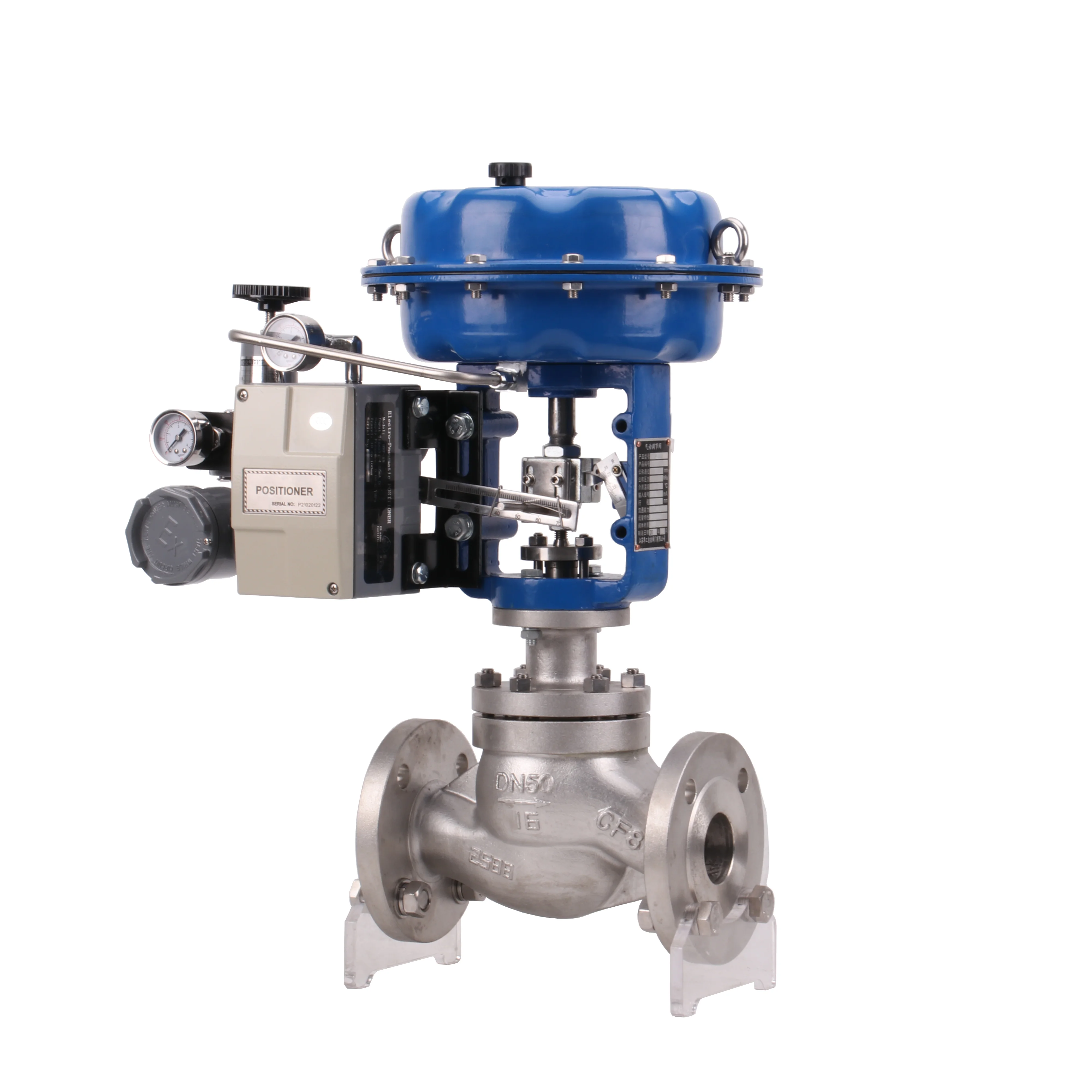Regulating Valve Zjhm Series Pneumatic Diaphragm Control Valve With Positioner Pneumatic ...