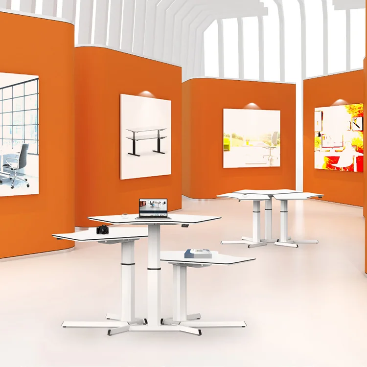 Zgo High Quality Ergonomic Modern Office Furniture Single Leg Standing ...