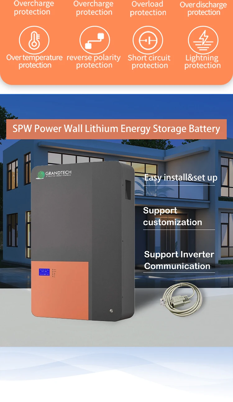 Grandtech Solar Energy Storage Lifepo4 Battery Gtpw-200ah 48v Lifepo4 ...