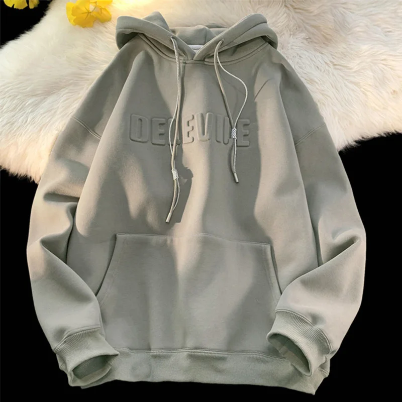 Yite 3d Embossed Hoodie Custom Logo Heavyweight French Terry Cotton ...