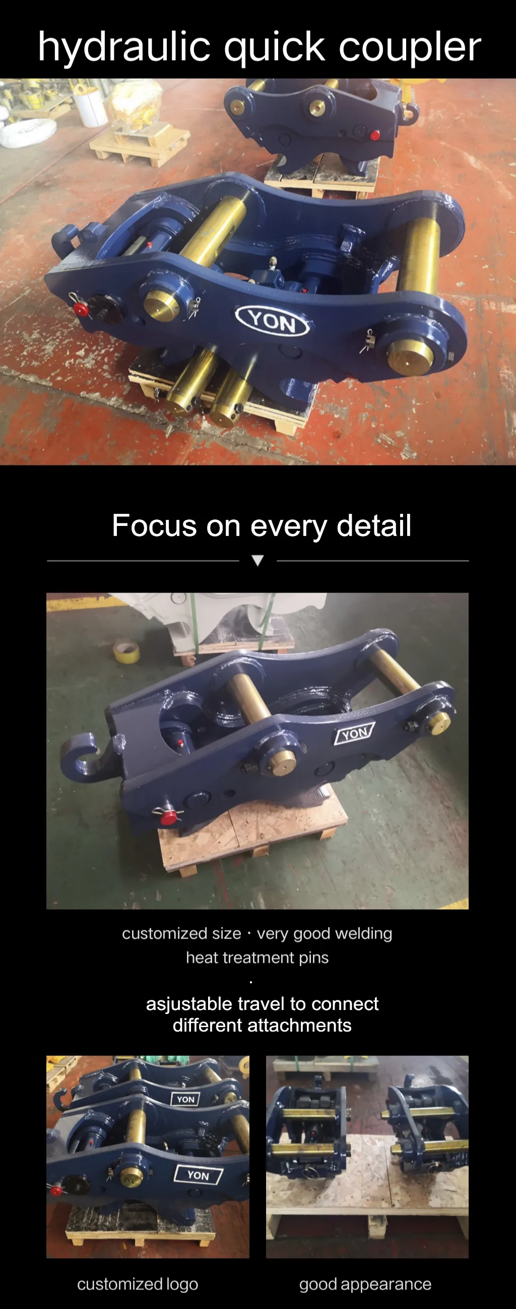 New Promotion Jcb 3cx Hydraulic Quick Attach Coupler For Quick ...