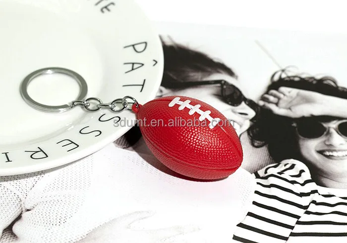 Promotion Gift Key Ring American Football Fans Keychain Usa Rugby Ball ...