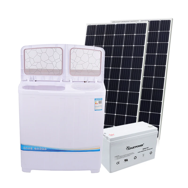 Solar washer and dryer store