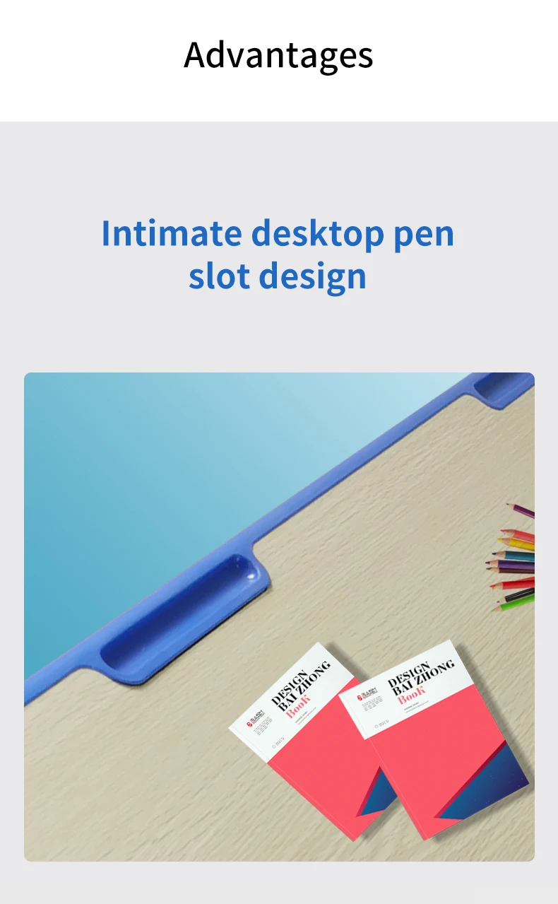 Classroom Student Double Table and Chair School Furniture