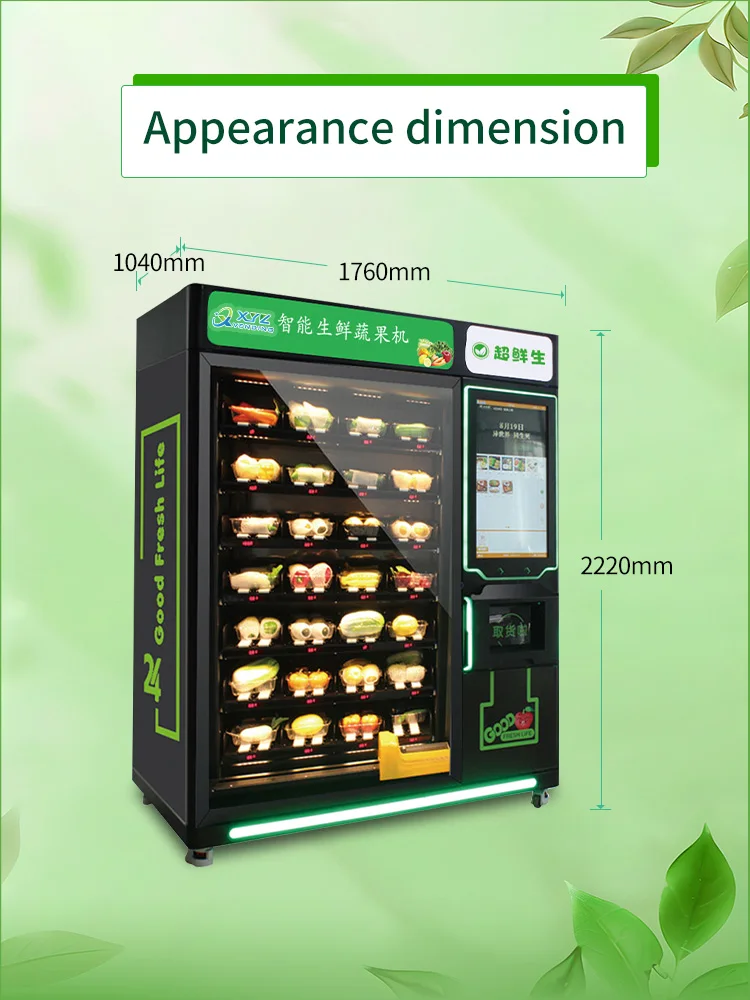 XYZ Fresh Food Vending Machine - Automatic Cold Toast Sandwich Vending