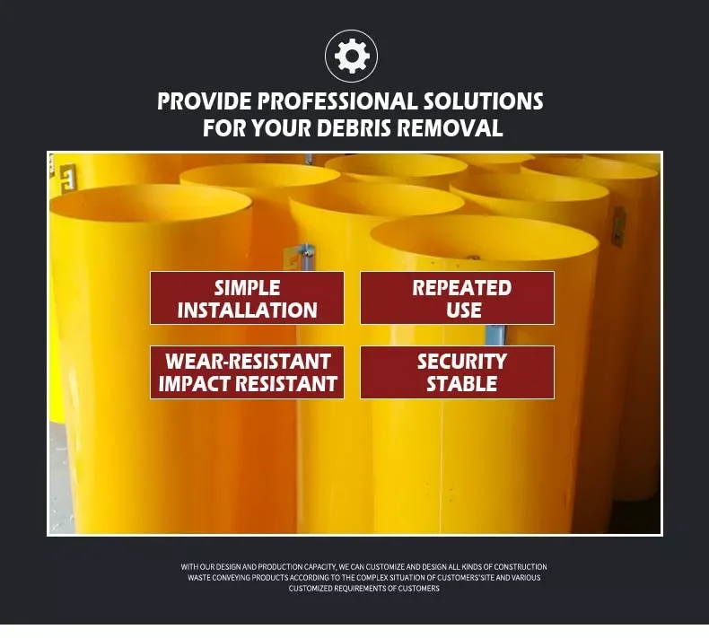 Hopper Chute Construction Debris Chutes Roofing Trash Rubbish Chute ...