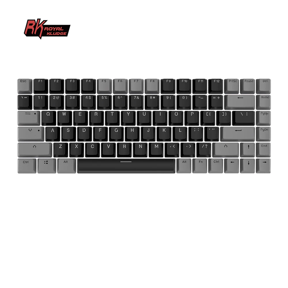 Royal Kludge Rk84 Xda Keycaps De Layout Blank Super Thick Dye ...