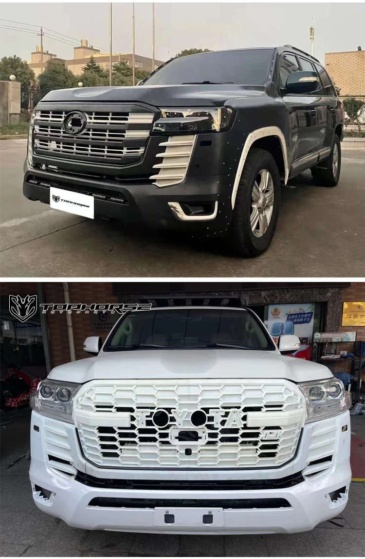 Lc200 Facelift Kit Upgrade To Lc300 Exterior Look Old To New Body Parts Bumper - Buy Lc200 ...