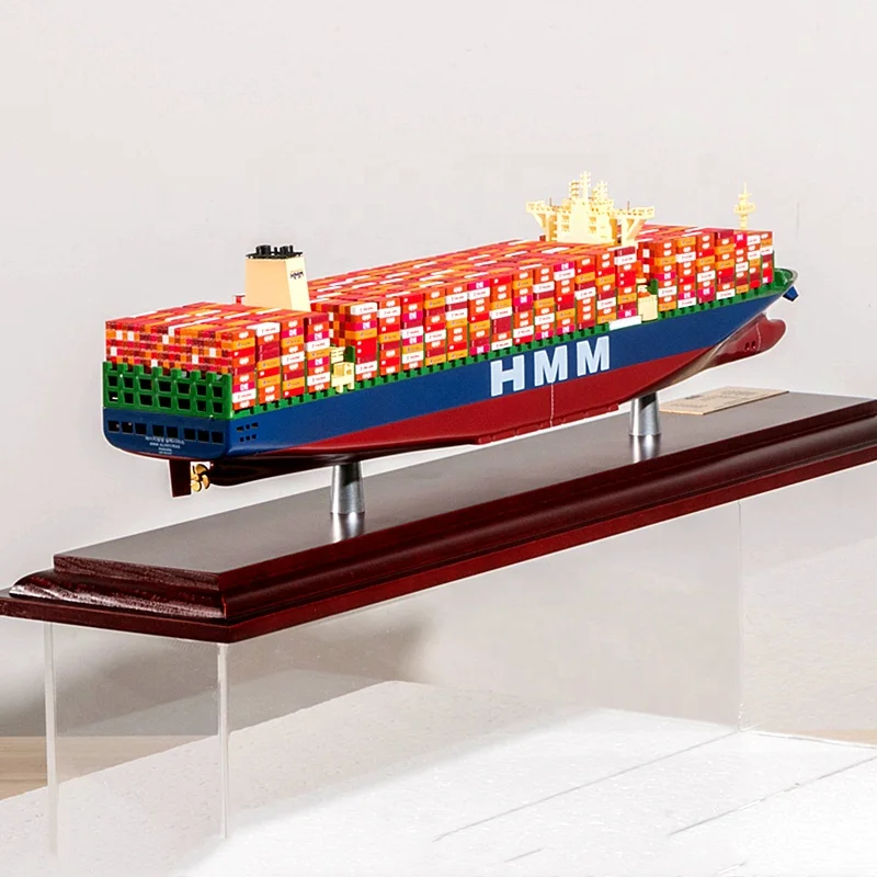 HMM Boat Model - Customized Cargo Ship for Promotional Gifts