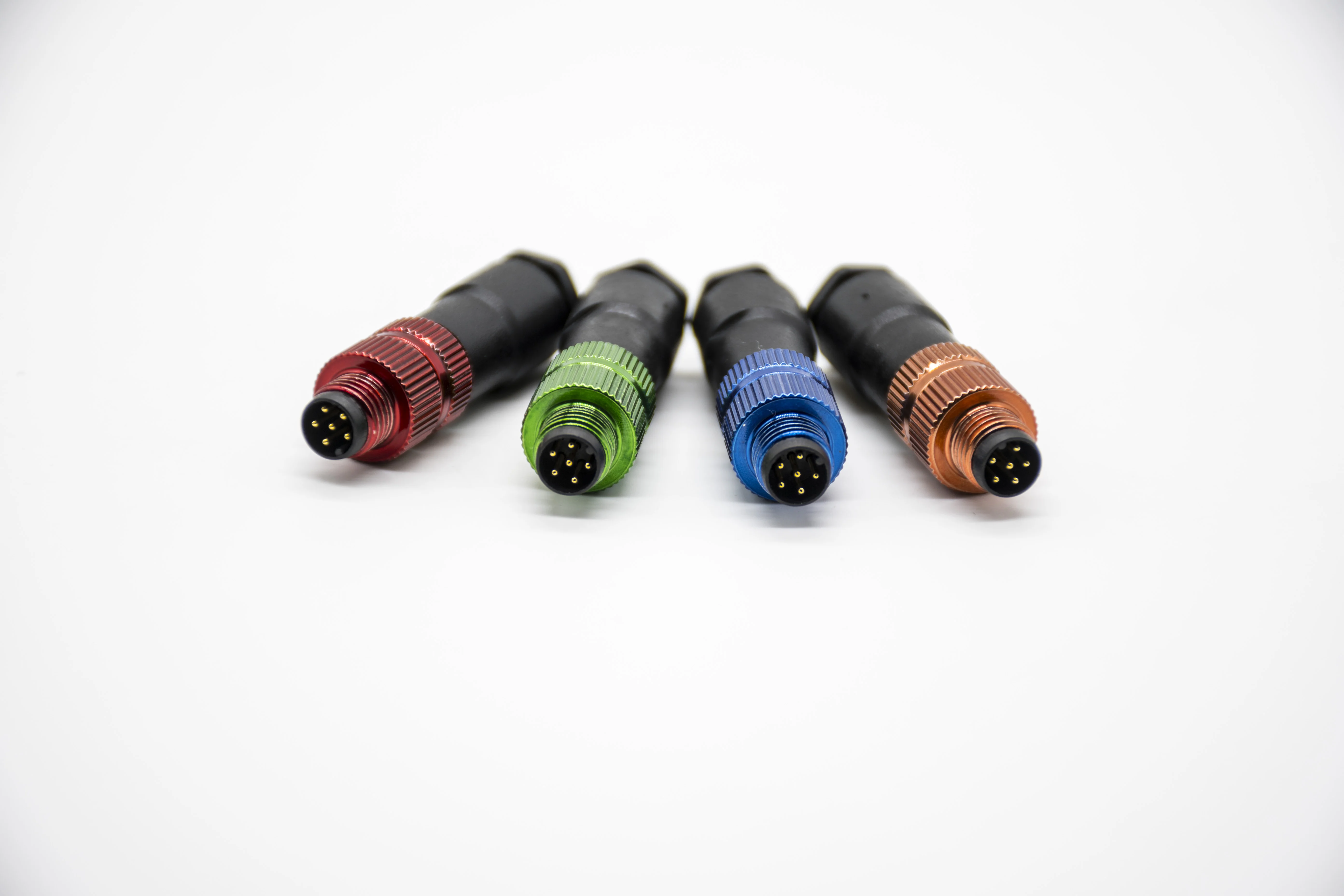 M8 Connector Pin Female Male Waterproof Cable 3 4 6 8 8pin M12 Wire Pcb ...