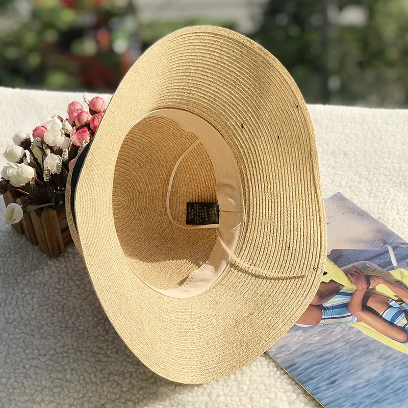 Custom 2024 Straw Hat Ladies With Wide Brim New Straw Hats Summer Women ...