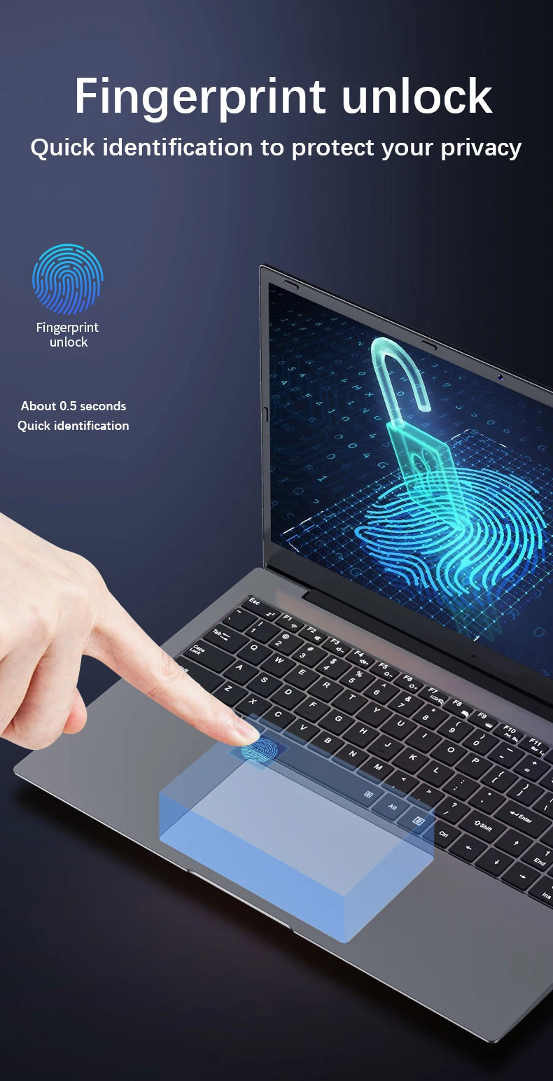 15.6inch Core I7 1165G7 DDR4 32GB SSD 1TB Win10 Netbooks