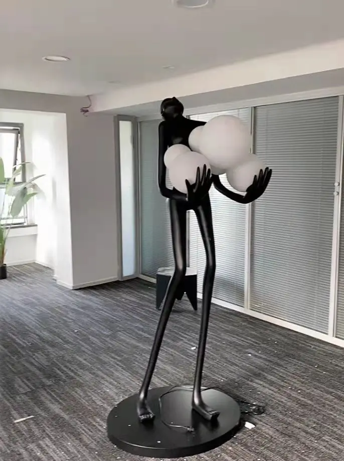 Statue Character Floor Lamp - Art DECO for Modern Homes