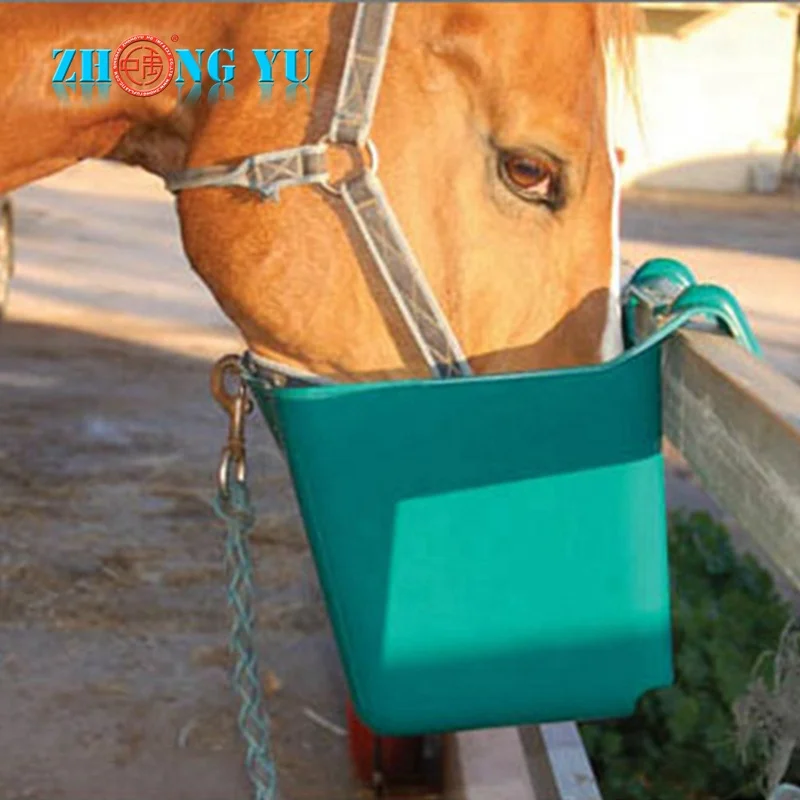 Outdoor Farm Fence Plastic Cattle Cow Horse Water Feeder Feed Bucket ...