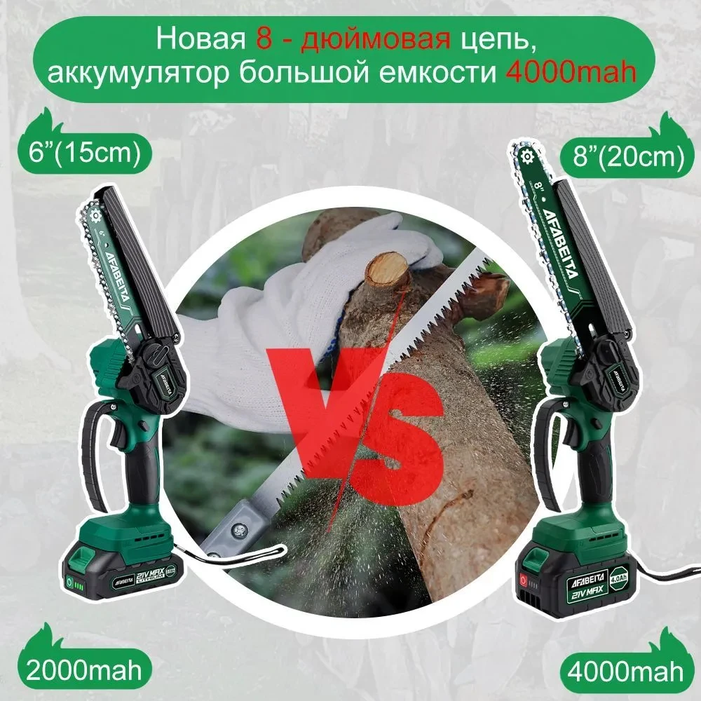 2 Battery Hand Chain Saw Machine Price Serrote Motosserra Motosega ...