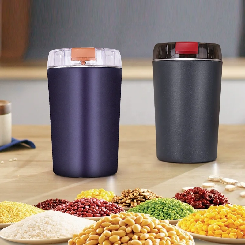 Mini Electric Coffee Grinder - Stainless Steel & Pepper Mill