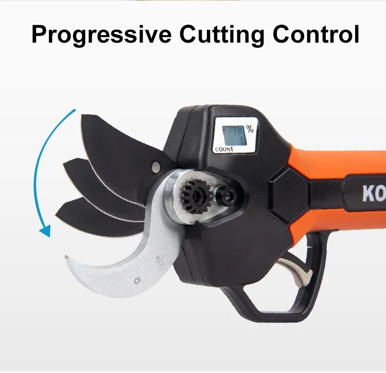 40mm Cordless Progressive Battery Powered Scissors Pruning Professional ...
