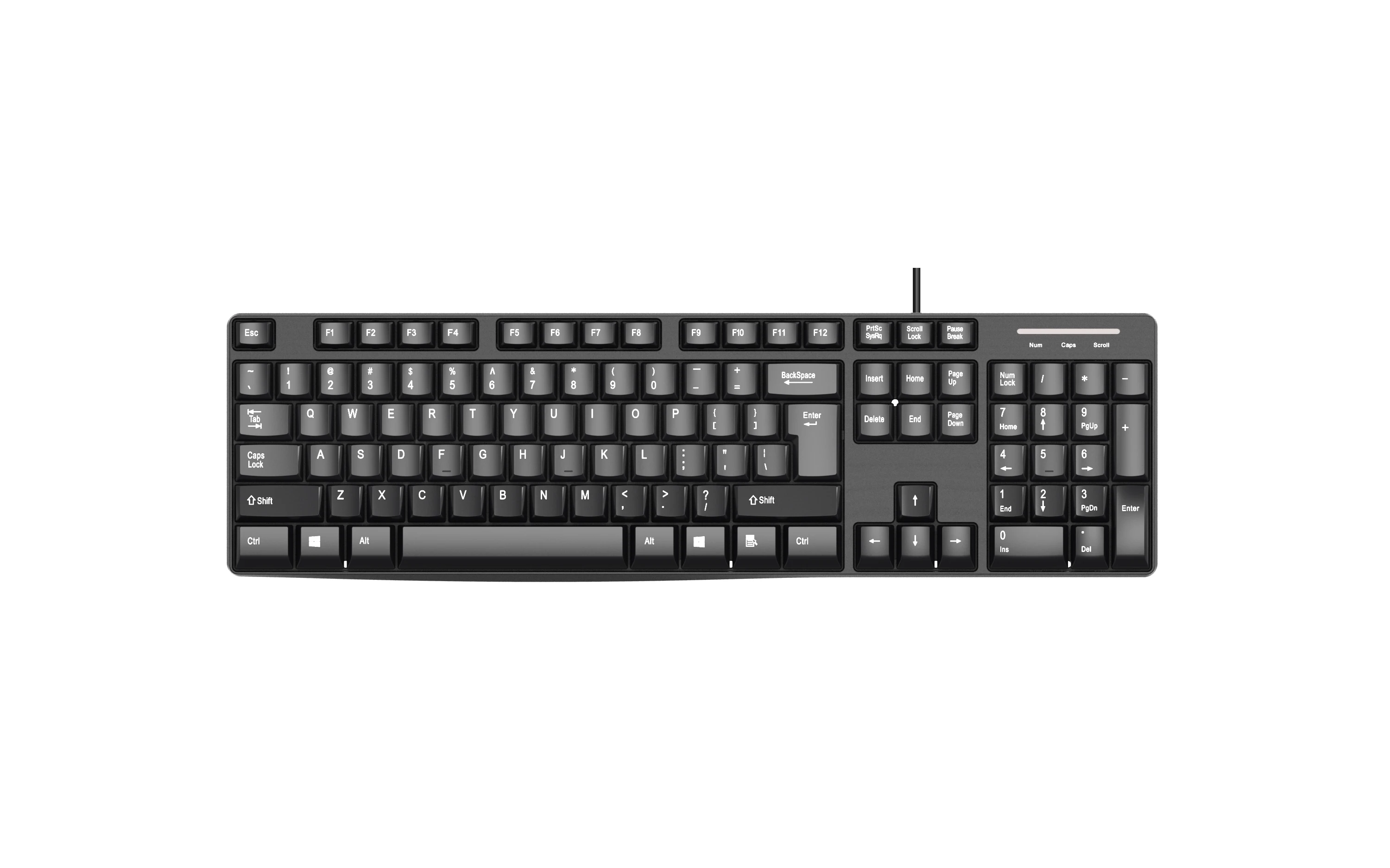 Wholesale Price Simplicity and Practicality USB Wired Keyboard for ...