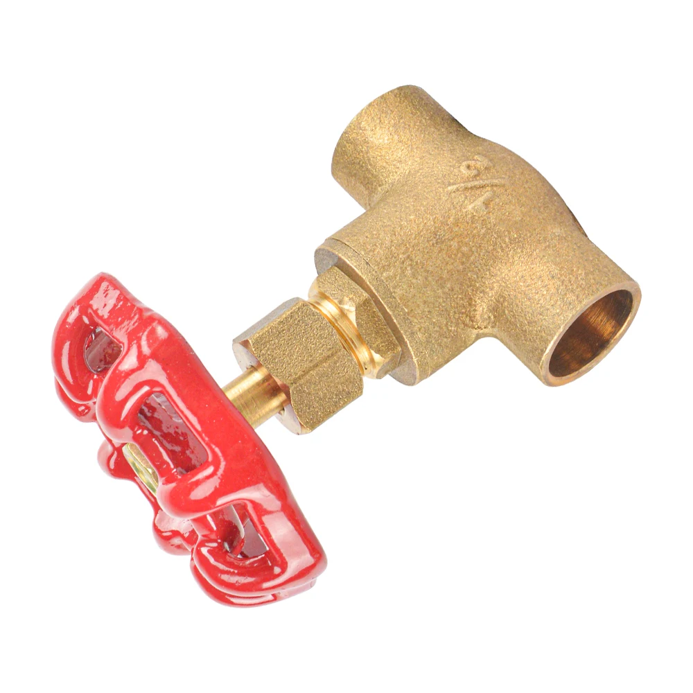 150WOG Brass Stop Valve with Solder Ends - Reliable Water Control