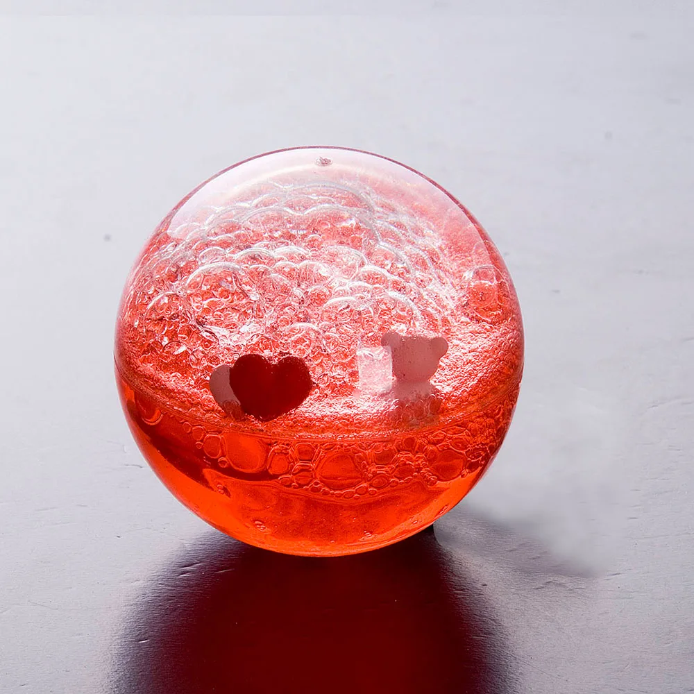 Kawaii 45mm 60mm 80mm Liquid Glitter Stress Ball Toy Tpu Rubber Bouncy ...