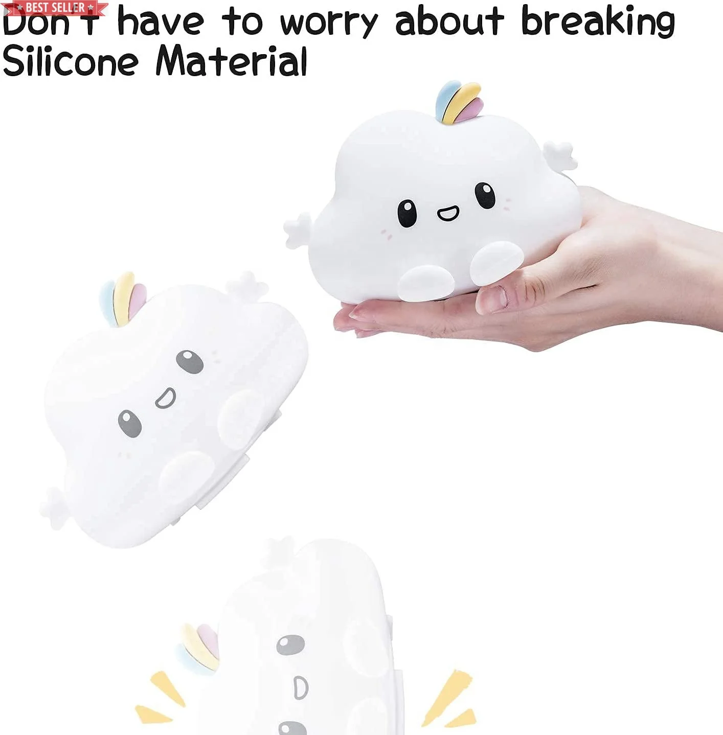 Jumon LED Night Lights - Cute Shape Lamp with Touch Sensor