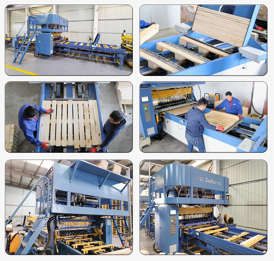 Full Automatic Euro Pallet Making Machine Epal Pallet Machine With High ...