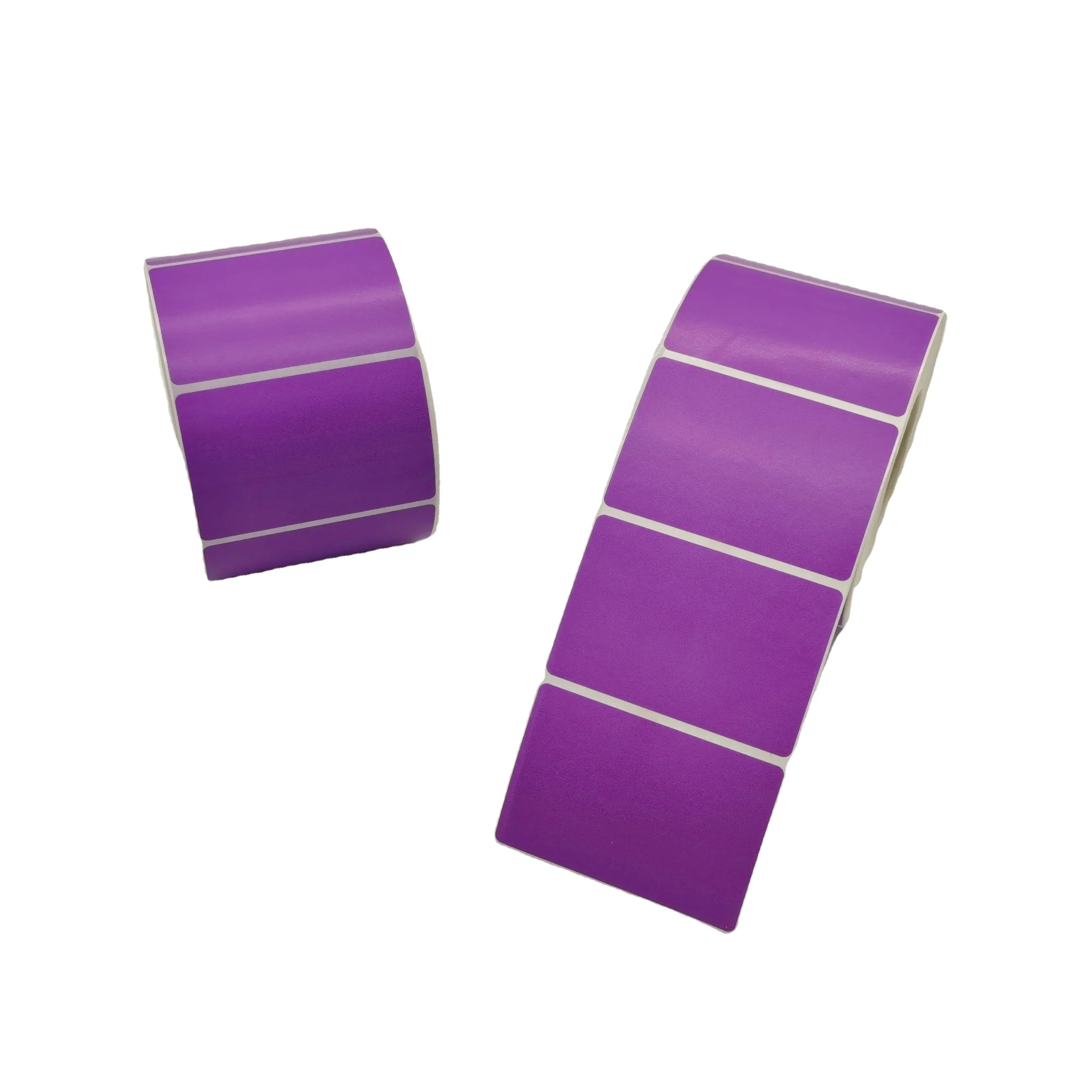 Custom Packaging adhesive Purple labels 60mm*40mm Logo Sticker scale ...