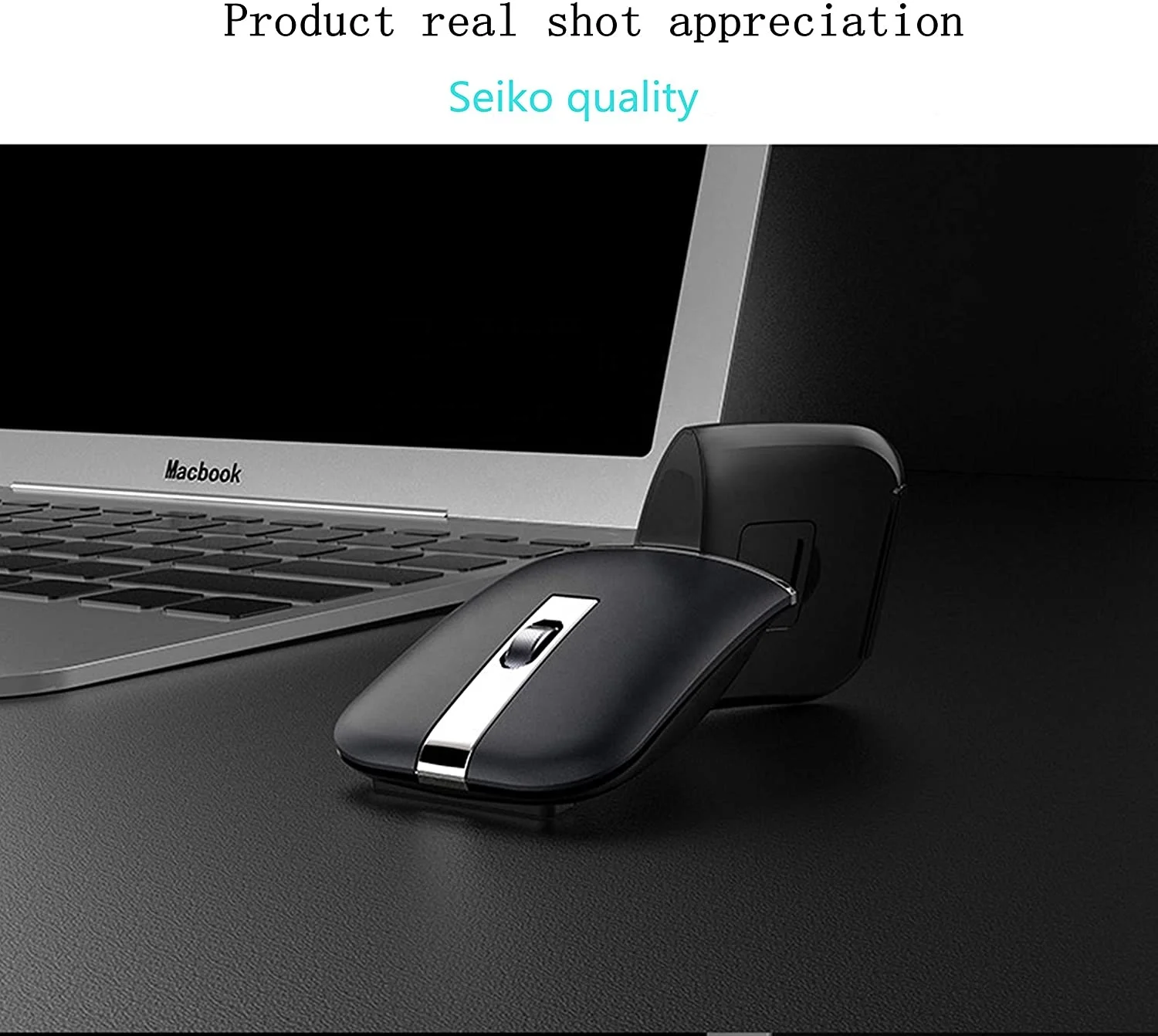 Computer Wireless Arc Mouse Rechargeable BT Silent for Travel Cordless ...
