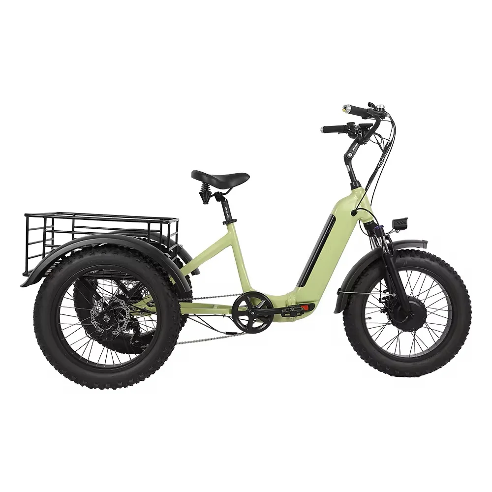 500w Electric Bike - Foldable Tricycle with 21 Speeds