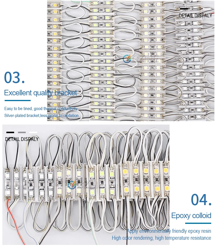Dc12v Smd 5730 Samsung Led Module Lighting Ip68 Waterproof 3 Led Back ...