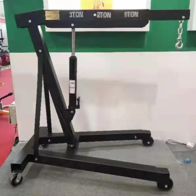 2 Ton Hydraulic Folding Engine Crane Stand Hoist Lift Jack