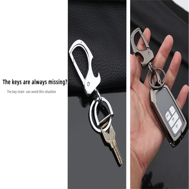 Low Moq Metal Keychain Car Fob Key Chain Holder Clip With Detachable ...