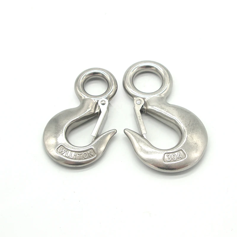Stainless Steel 304 Heavy Duty Rigging Hardware - Crane Hooks