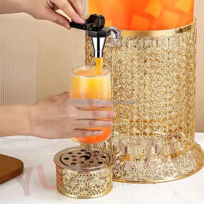 Luxury Wedding Beverage Dispenser | Stainless Steel Cold Drink ...