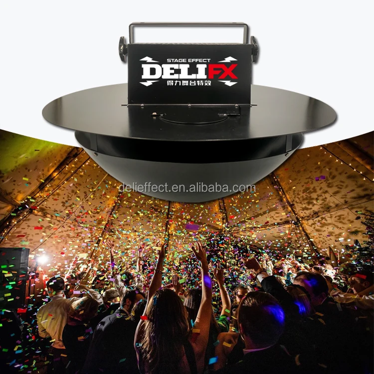 DELI FX DMX Control Ceiling Confetti Machine for Parties