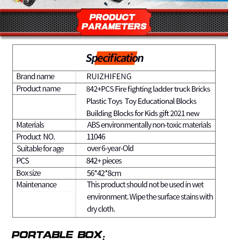 Toy Truck Miniature Firearms Fire Station Diy Building Blocks Toys For ...