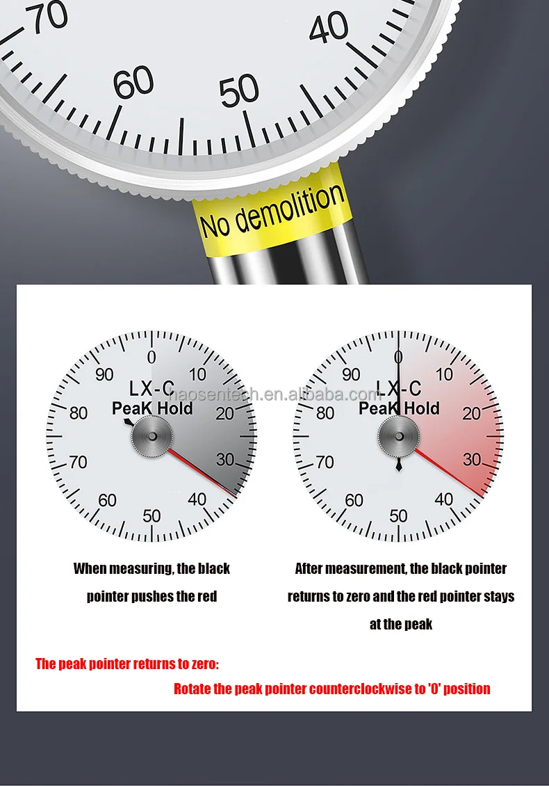 Shore Hardness Tester Type A/c/d Durometer Dial Single Pointer Hardness ...